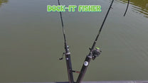 Fishing Rod Holder for Docks and Piers - "Dock-It Fisher"