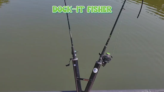 Fishing Rod Holder for Docks and Piers - "Dock-It Fisher"